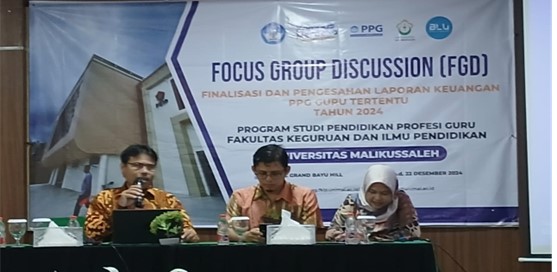 FOCUS GROUP DISCUSSION (FGD) FINALISASI DAN PENGESAHAN LAPORAN KEUANGAN ...